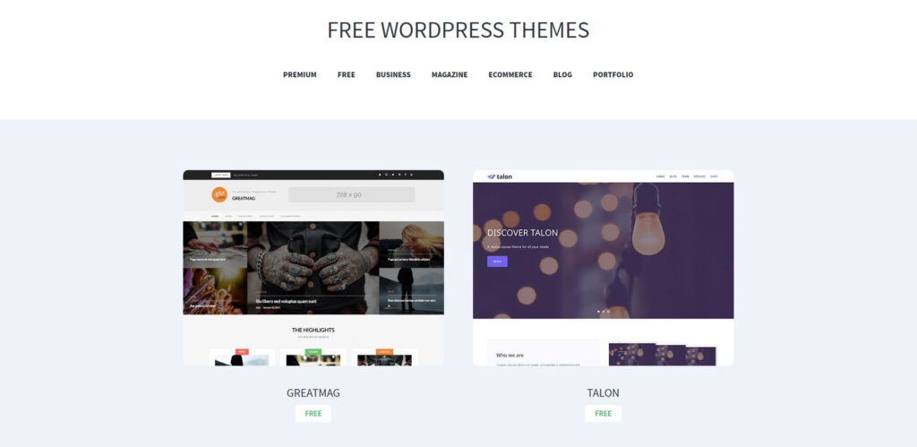 6 เว็บไซต์แจกฟรี Theme WordPress - Fastwork Blog