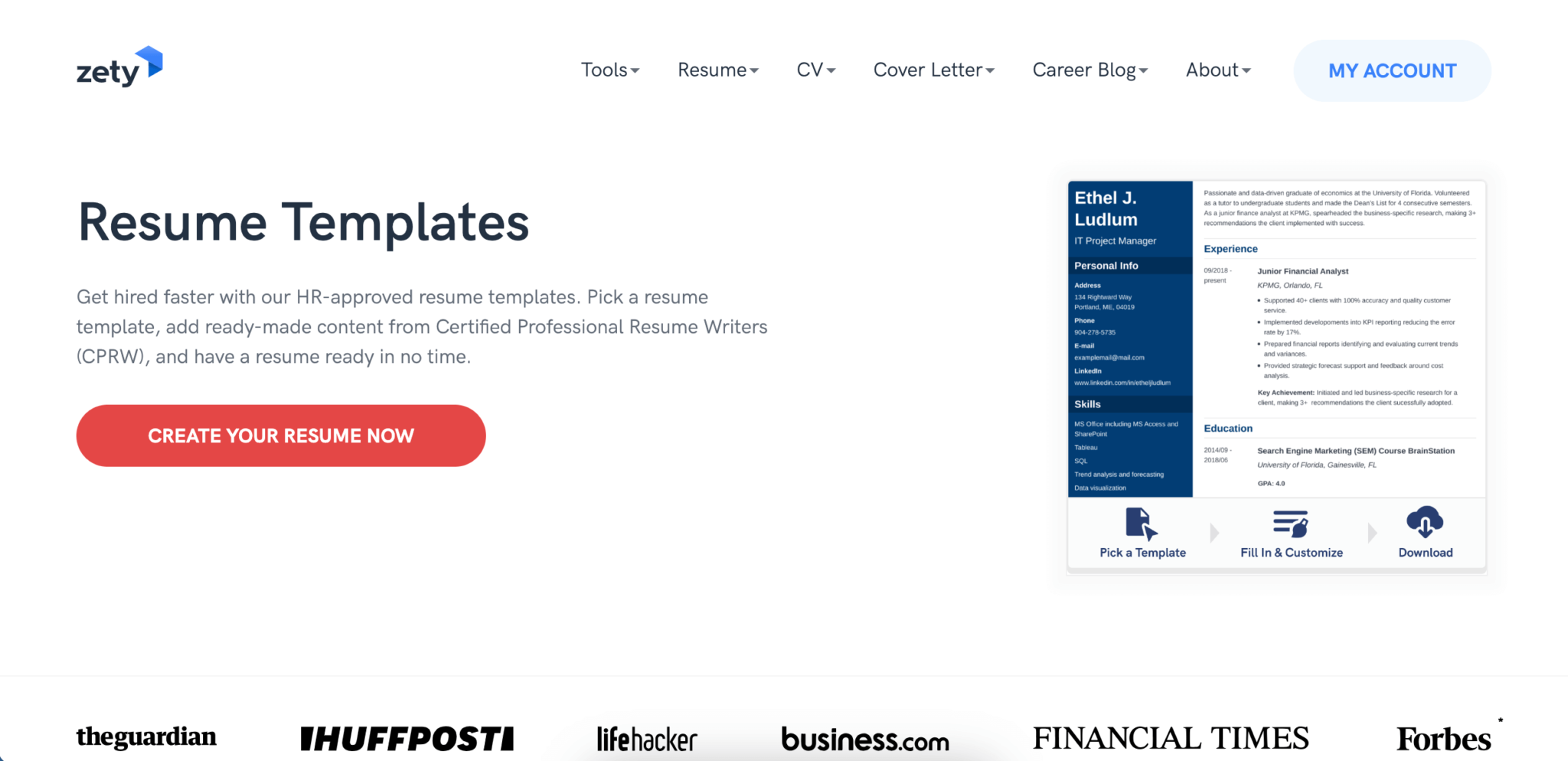 แจกเว็บแหล่ง Resume Template ฟรี ไม่ต้องเสียเงิน %%page%% - Fastwork.co
