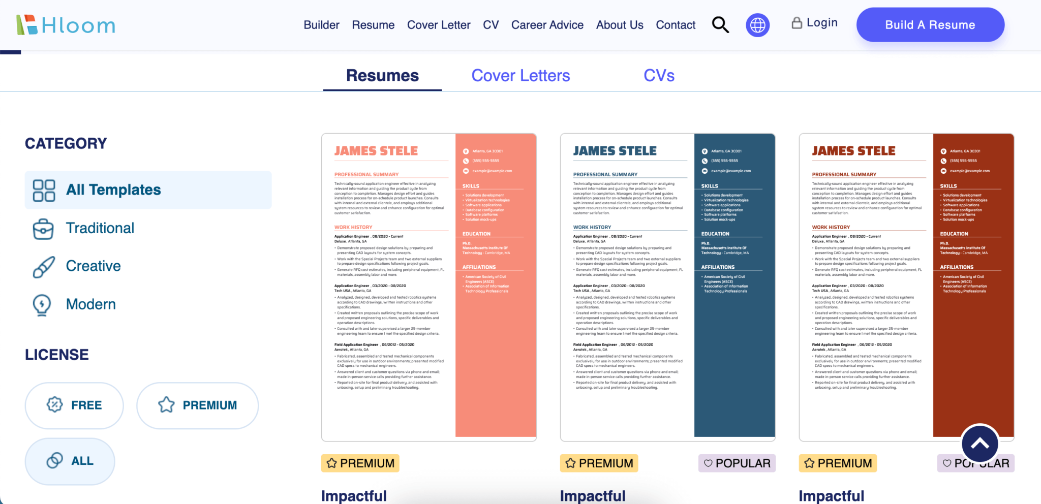 แจกเว็บแหล่ง Resume Template ฟรี ไม่ต้องเสียเงิน - Fastwork.co